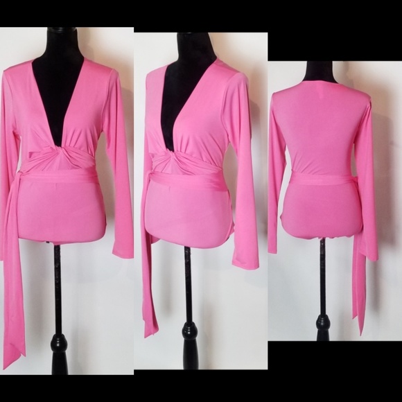 Tops | Plunging Vneck Bodysuit | Poshmark